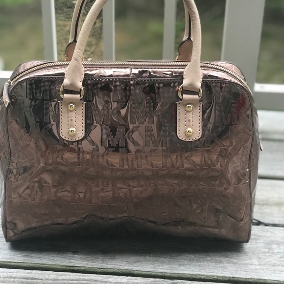 Michael Kors | Bags | Michael Kors Bronze Grayson Bag | Poshmark